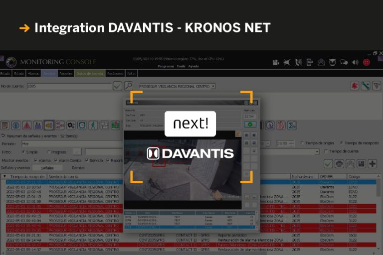 Kronos Net - Integración con el Vídeo Análisis DFUSION